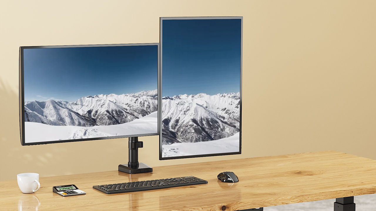 Watch WALI Premium Dual Monitor Mount ﹙GSDM002-P﹚ on Amazon Live