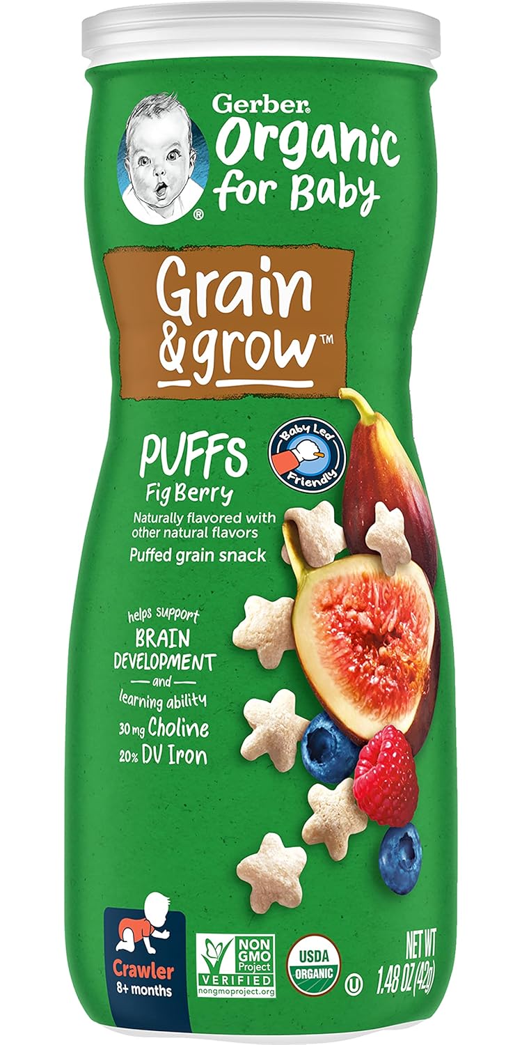 Gerber Baby Puffs Gerber® Infant Age Up Puffs Sweet Potato Winter,