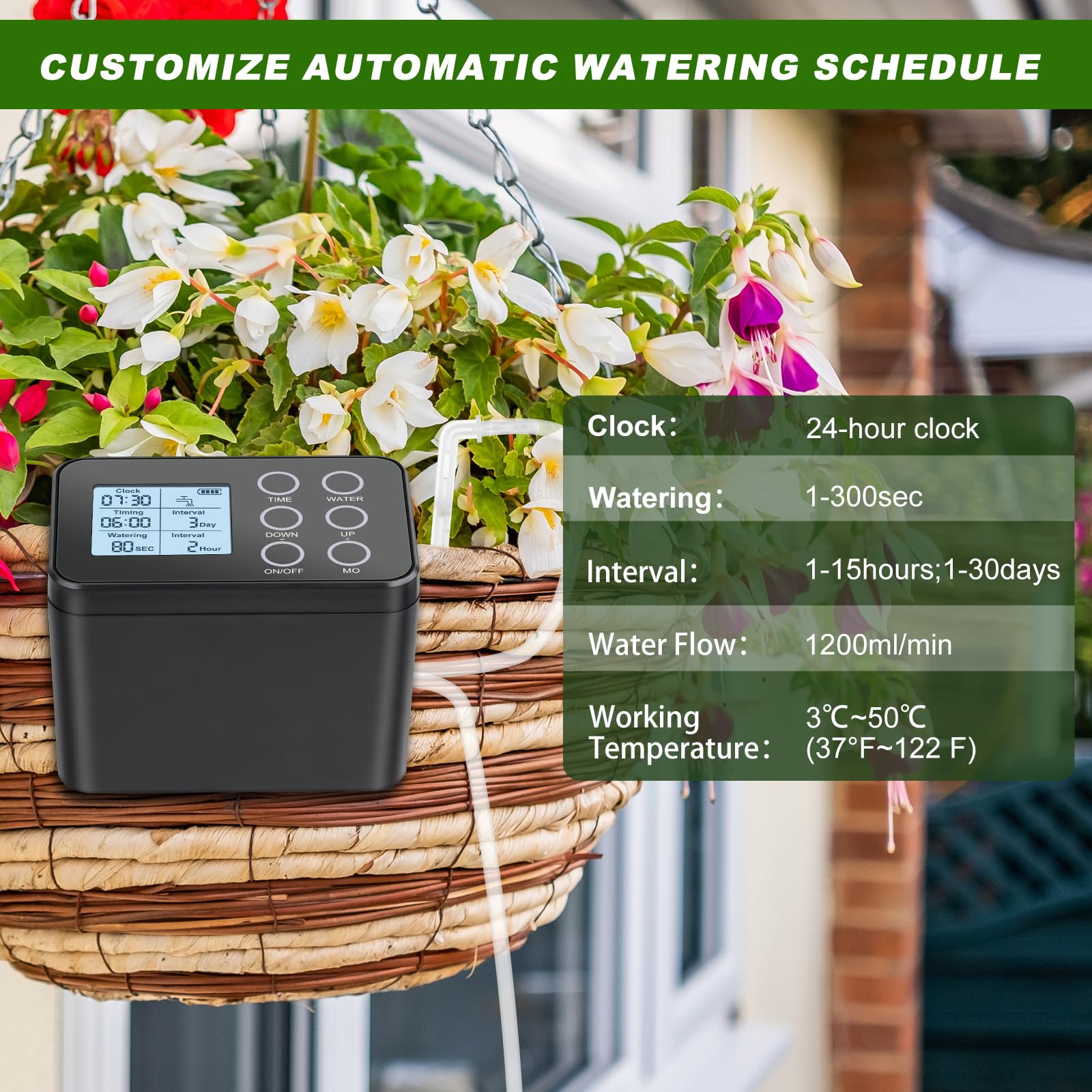 Snapklik.com : Automatic Plant Waterer Indoor: Drip Irrigation System