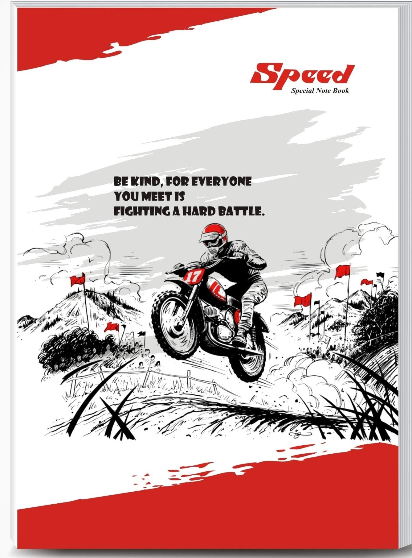 Rush 452 Pages A4 Size Notebook - Single Line Ruled (29 x 21 cm ...