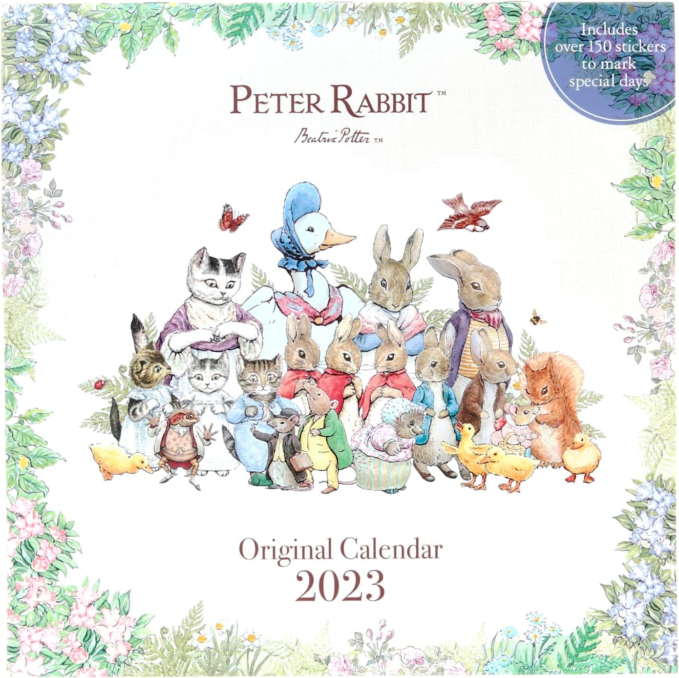 Amazon.com : Gakken Sta:Ful Peter Rabbit 2023 Wall Calendar AM15029 ...