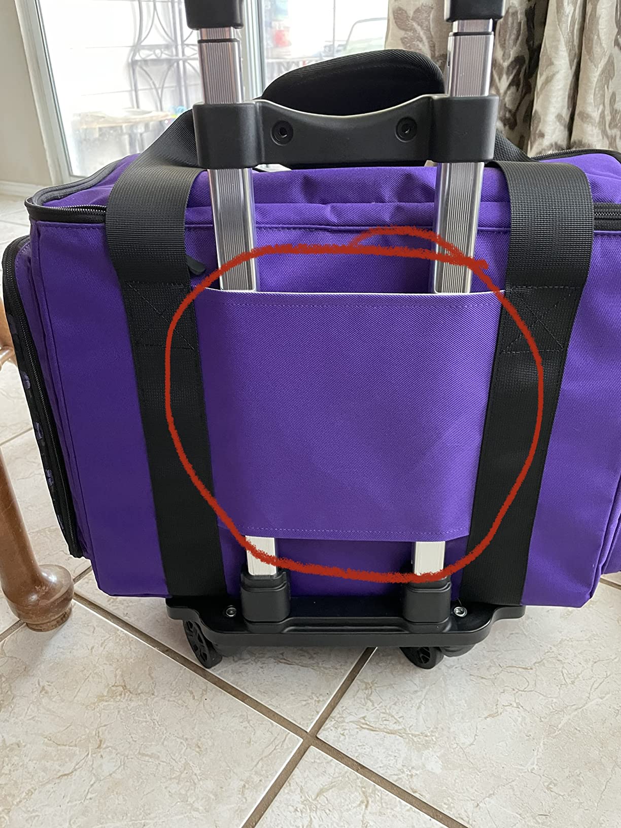 Amazon.com: Rolling Sewing Machine Bag with Universal wheels,Sewing ...