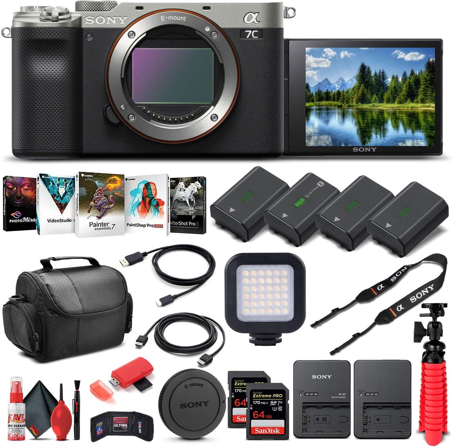 Amazon.com : Sony Alpha a7C Mirrorless Digital Camera Body Only, Silver ...