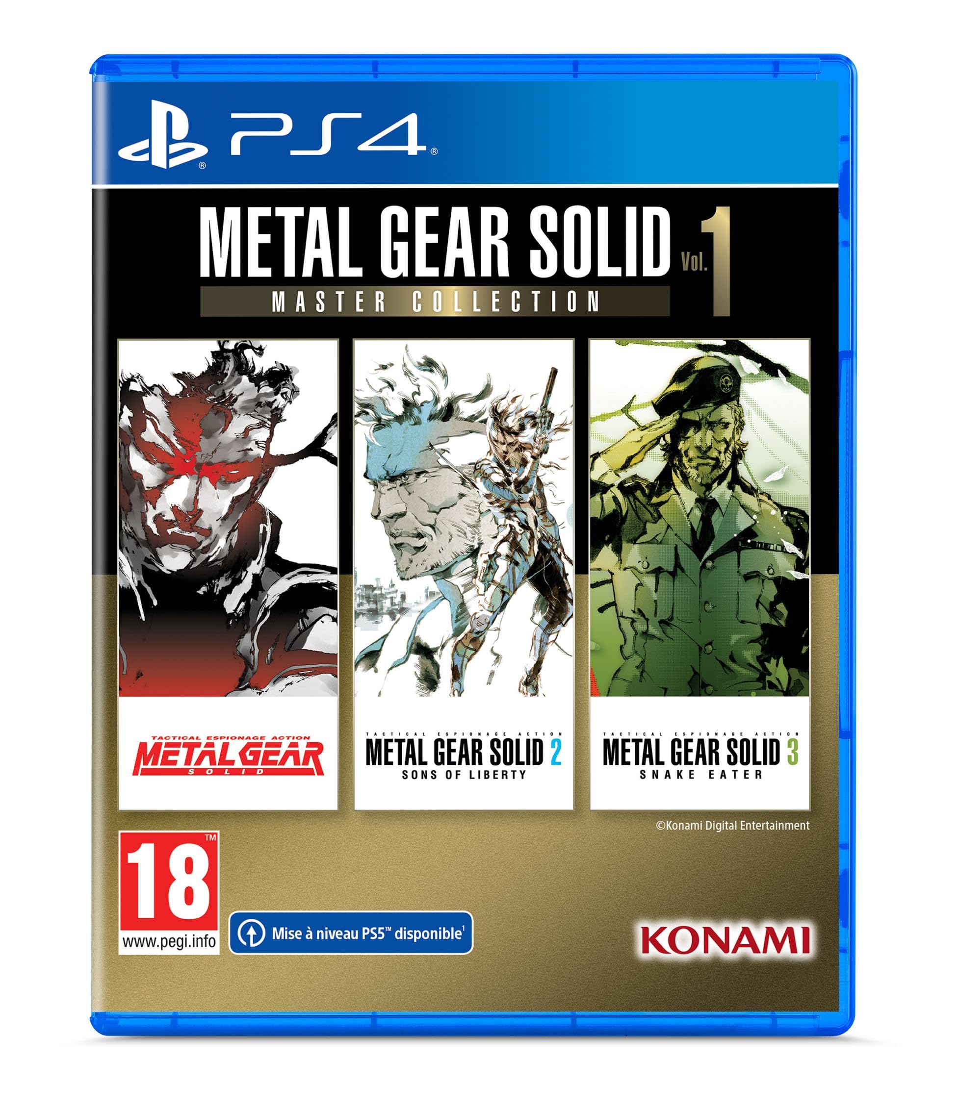 Metal Gear Solid Master Collection Vol. 1 - PS4 : Amazon.fr: Jeux vidéo