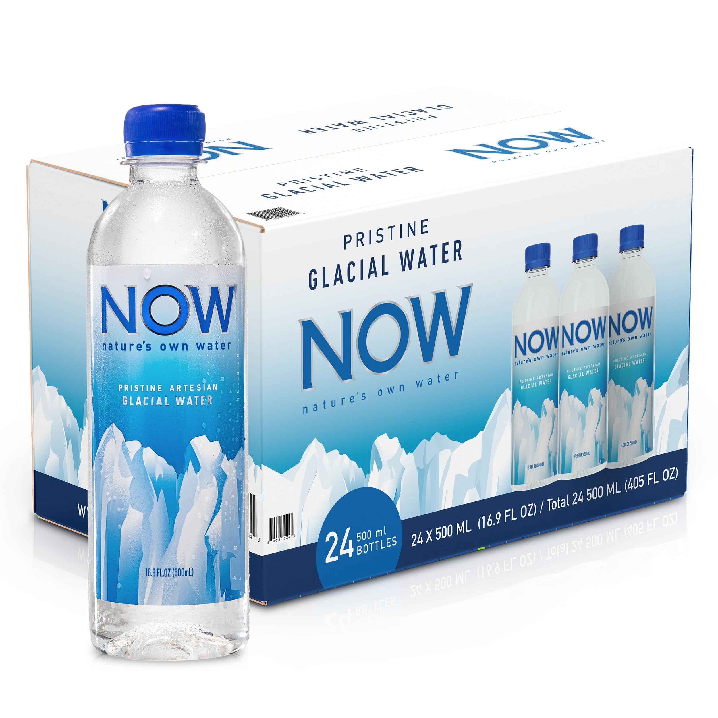 Snapklik.com : Now Water - Pristine Artesian Glacier Water, Naturally ...
