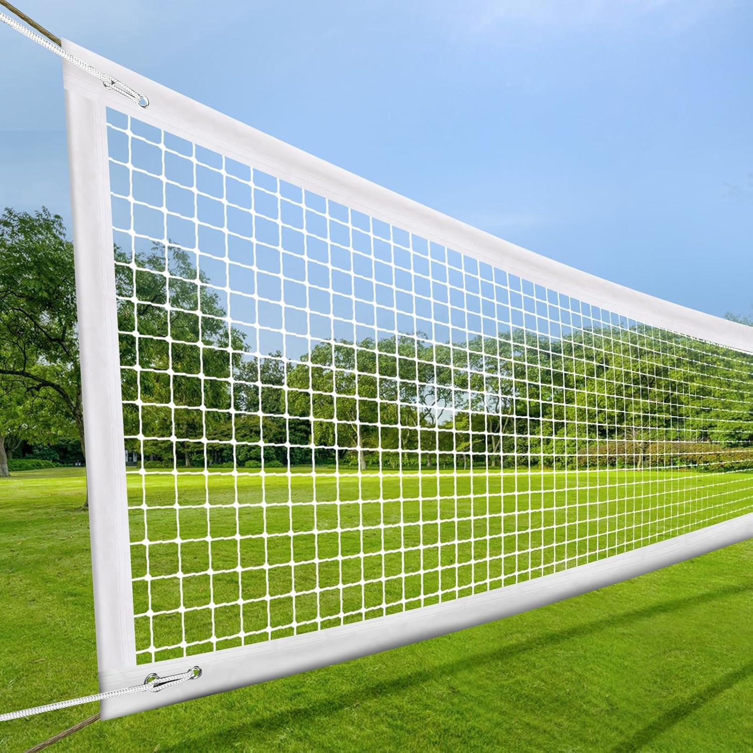 Amazon.com : 32x3ft Heavy Duty Volleyball Net for Backyard, Pool ...
