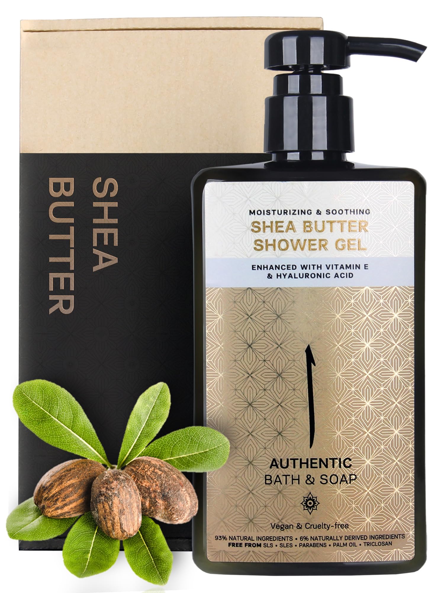 Amazon.com : AUTHENTIC BATH & SOAP All Natural - Organic Shea Butter ...