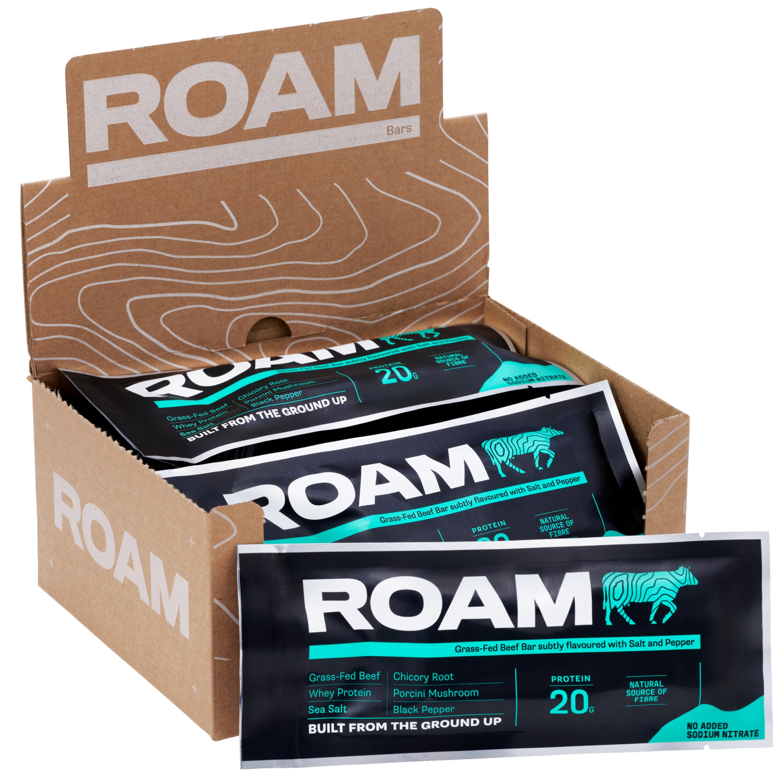Roam Natural Protein Bars Meal Replacement Keto Bars 6 X | Desertcart INDIA