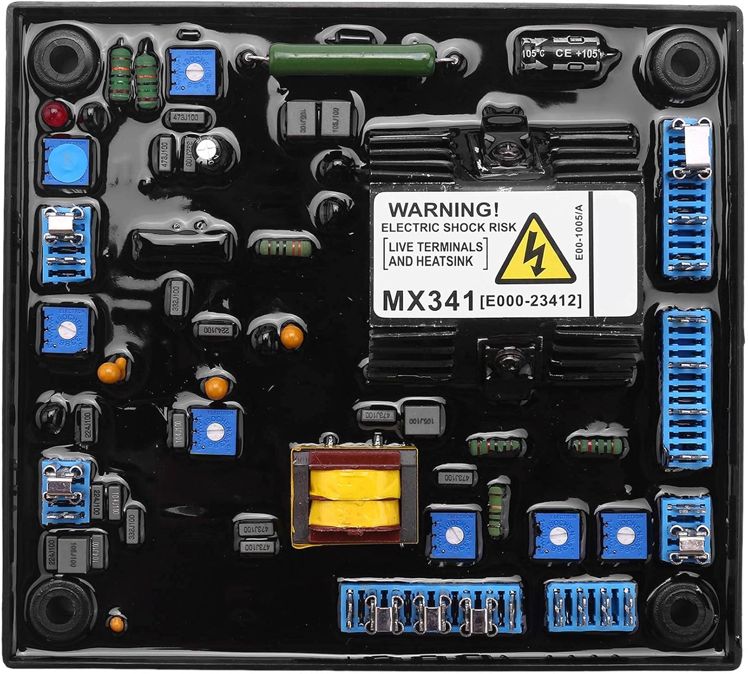 Amazon.com: Pasuihcay Avr Mx341 Two Phase Sensed Automatic Voltage ...