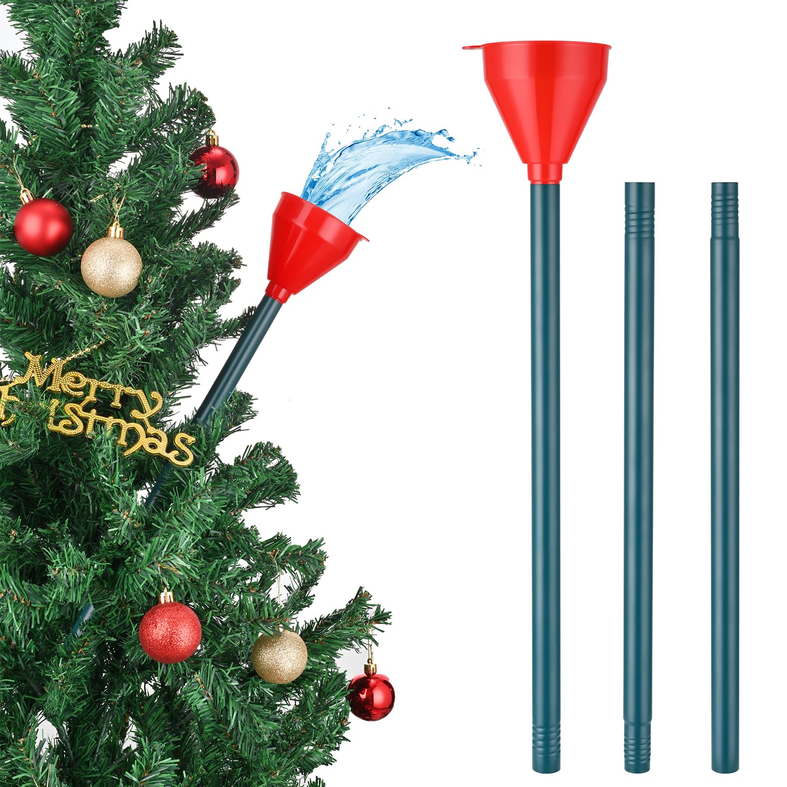 Amazon.com: 46 Inch Christmas Tree Watering Funnel with Stainless Steel ...