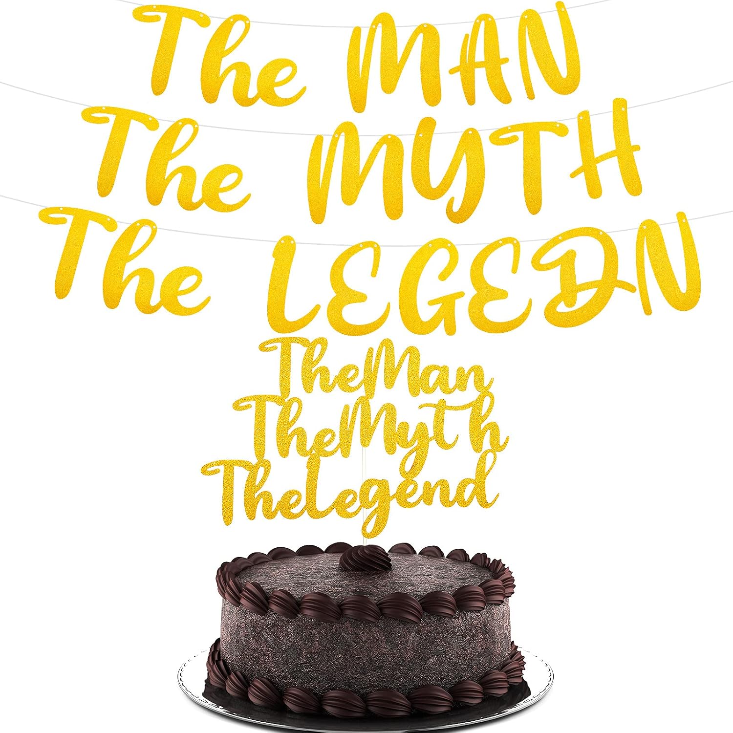 Amazon.com: The Man The Myth The Legend Banner and The Man The Myth The ...