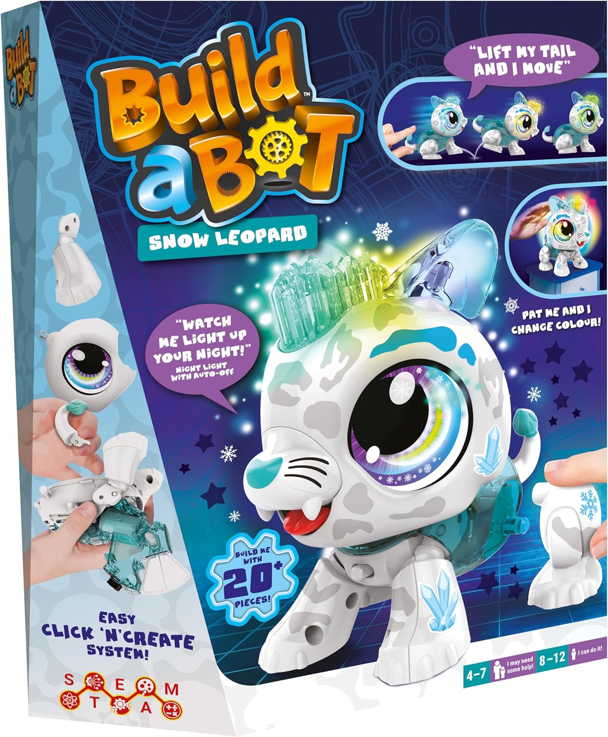 Amazon.com: Goliath Build-a-Bot: Snow Leopard | Build Your Own ...
