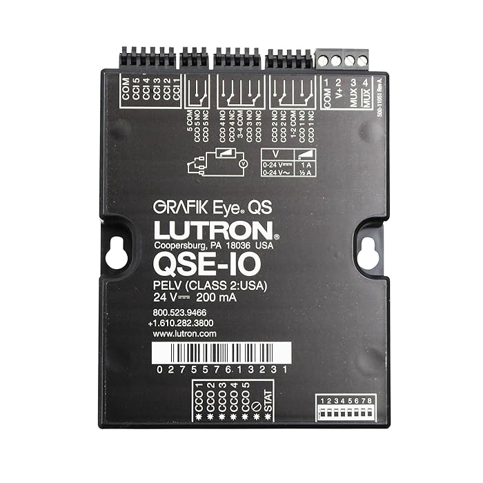 Buy LUTRON QSE-IO, GRAFIK EYE, LIGHTING CONTROL SYSTEM INTERFACE MODULE ...