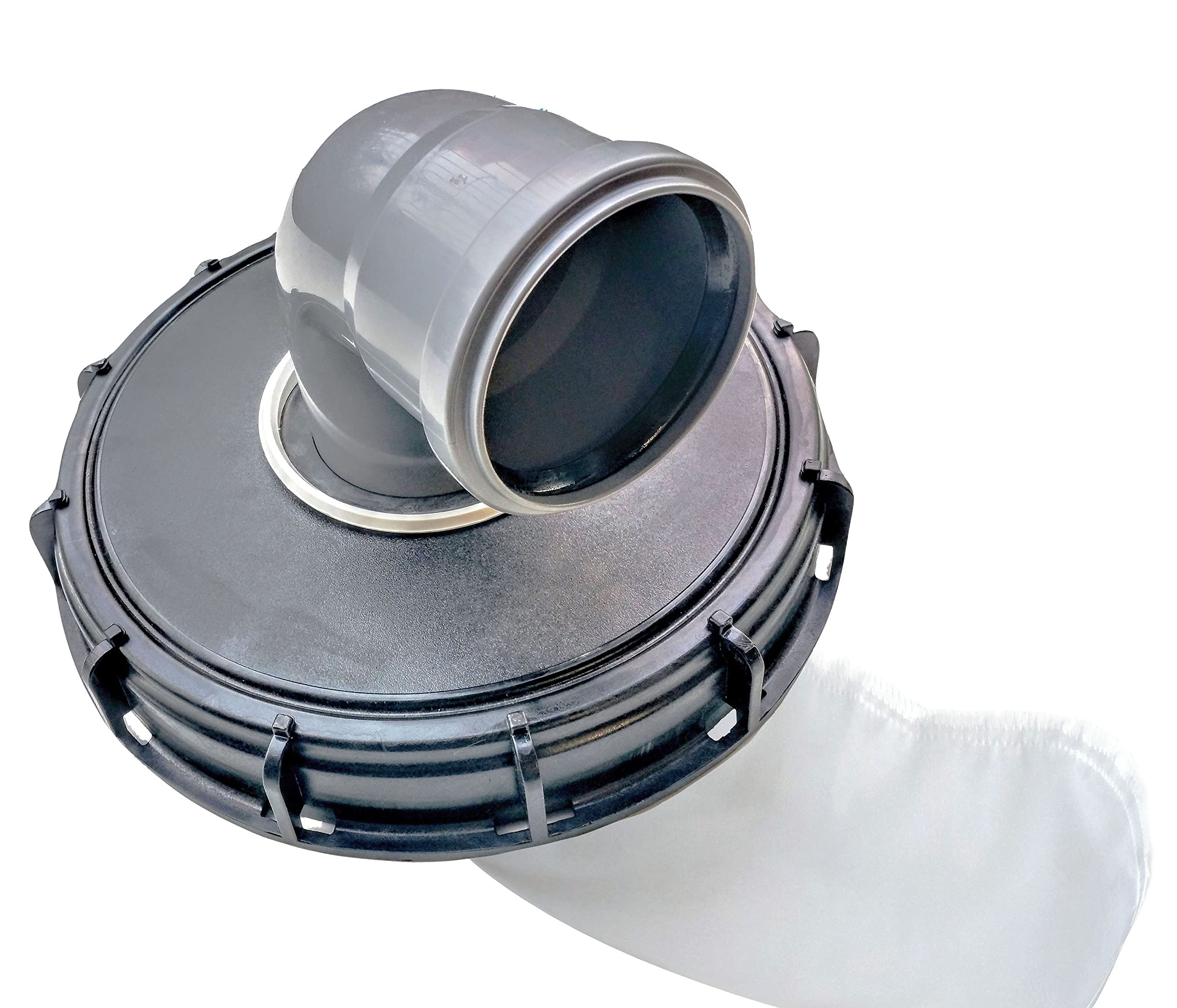 FN-Technik Set Rain Collector DN 110/75 Outlet Tap IBC Lid Filter DN ...