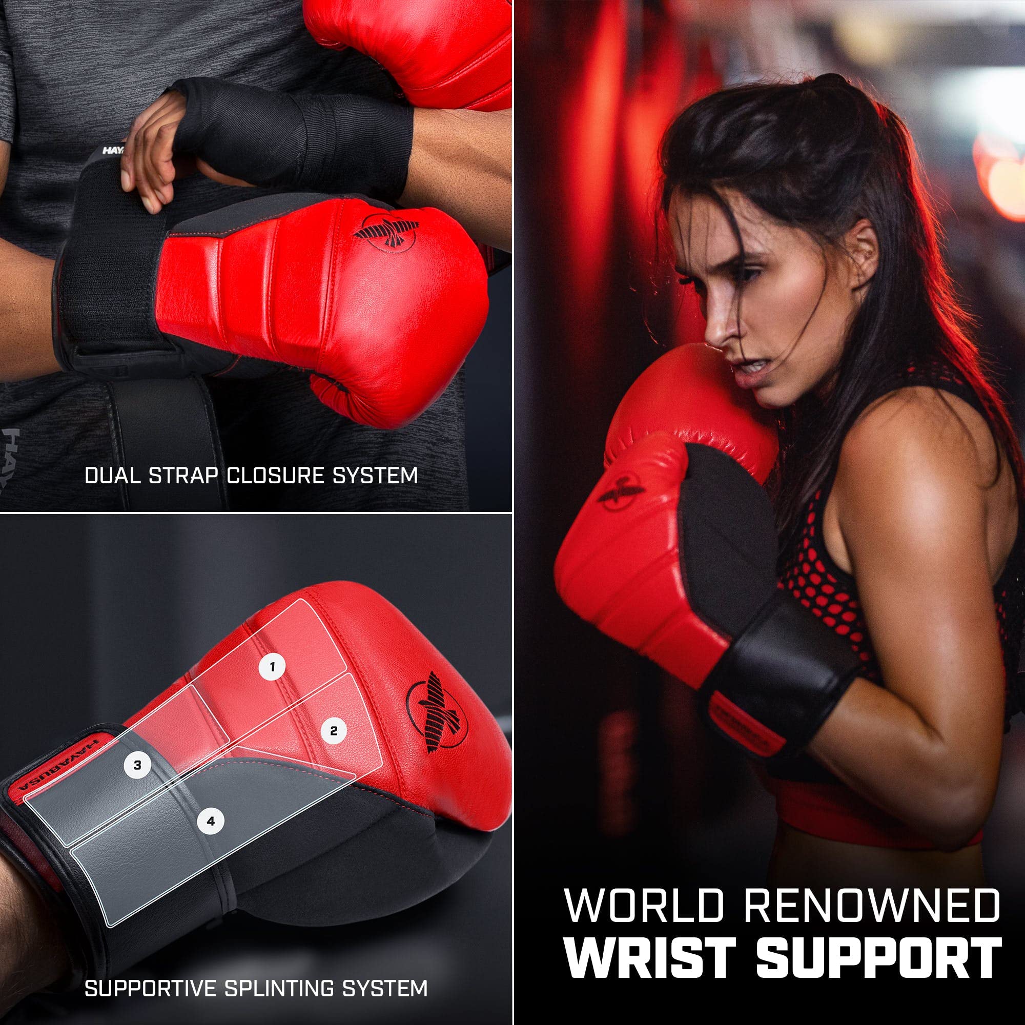Snapklik.com : Hayabusa T3 Boxing Gloves For Men And Women Wrist And ...