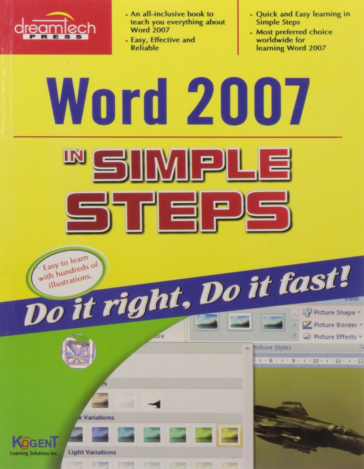 WORD 2007 IN SIMPLE STEPS: Kogent Solutions Inc: 9788177227499: Amazon ...