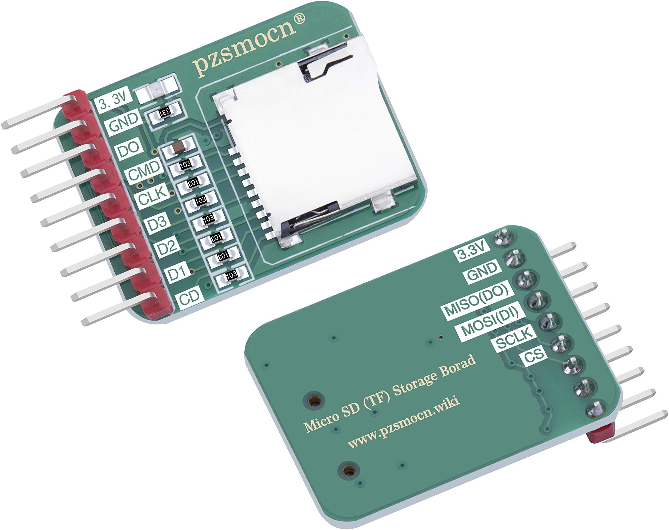 Amazon.com: ACEIRMC 5pcs SD Card Module Slot Socket Reader for Arduino ...