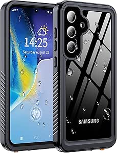 Amazon.com: AMILIFECASES for Samsung Galaxy S25 Plus Case, IP68 Waterproof with Built-in Screen ...