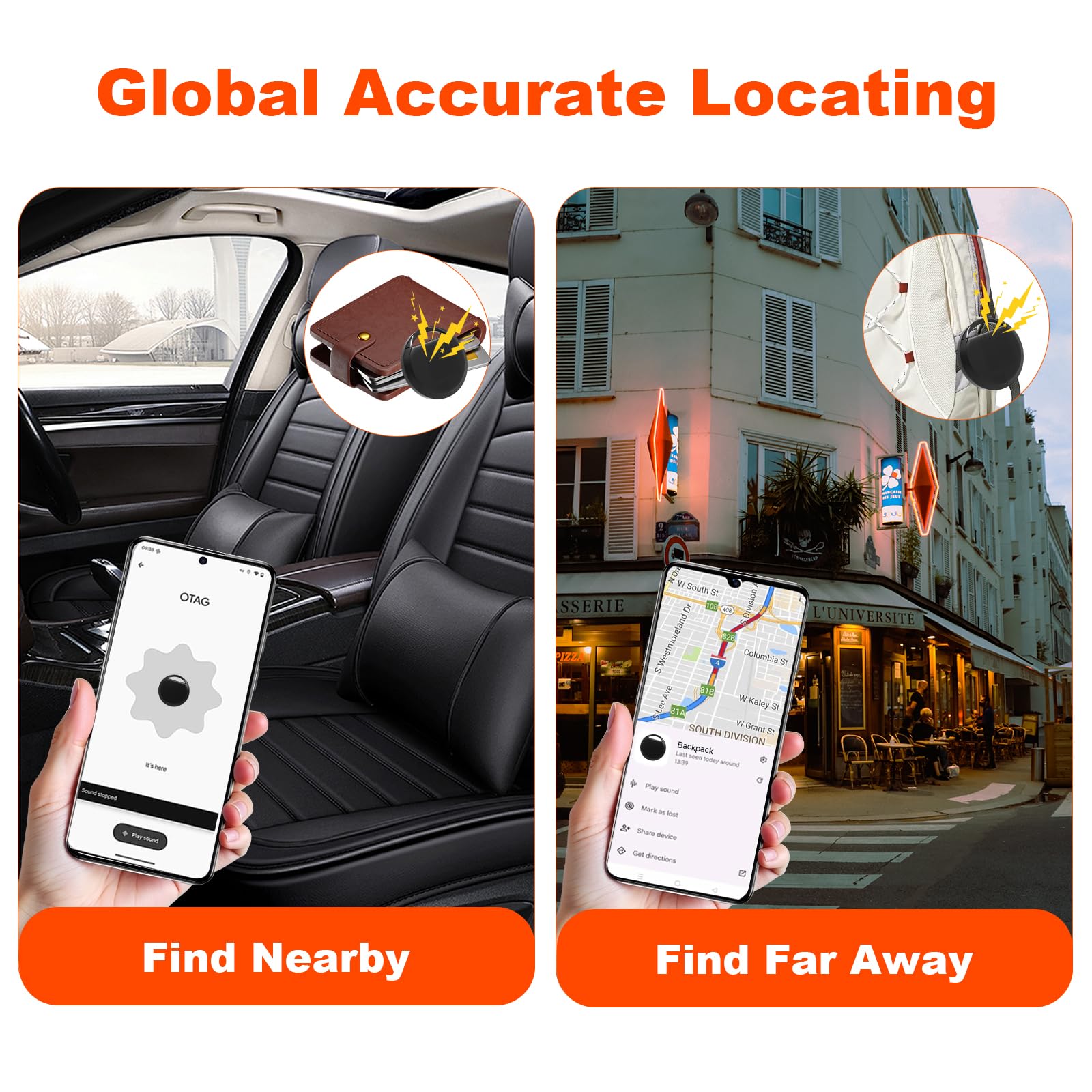 Whistle Go Explore UK KozyOne GPS Tracker Android - Smart Tracker Tag ...