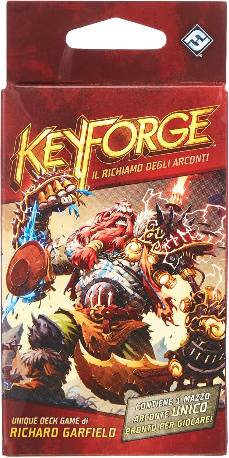 Asmodee- Keyforge Call of the Archons - Card Game Deck, Red, 10601 ...