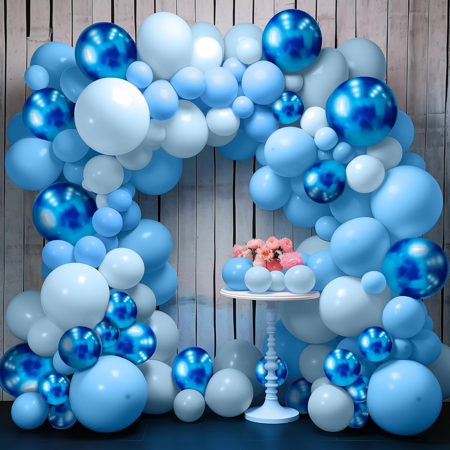 Amazon.com: KatchOn, Huge Blue Balloon Arch Kit - Pack of 180 ...