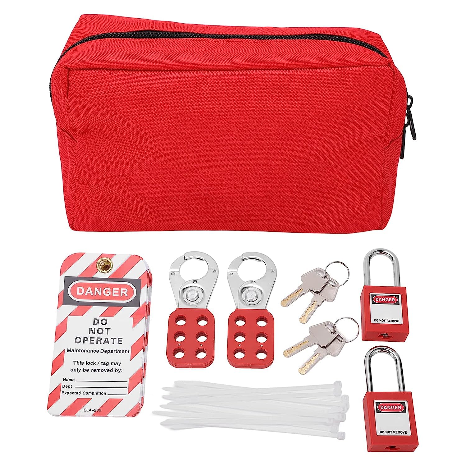 Buy Lockout Tagout Kit, Electrical Loto Kit Include 2 X Safety Padlocks ...