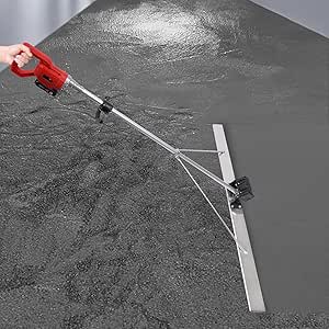 Amazon.com: CHUNILLE Concrete Power Screed Battery Cement Vibrating Leveler&Leveling Ruler Heavy ...