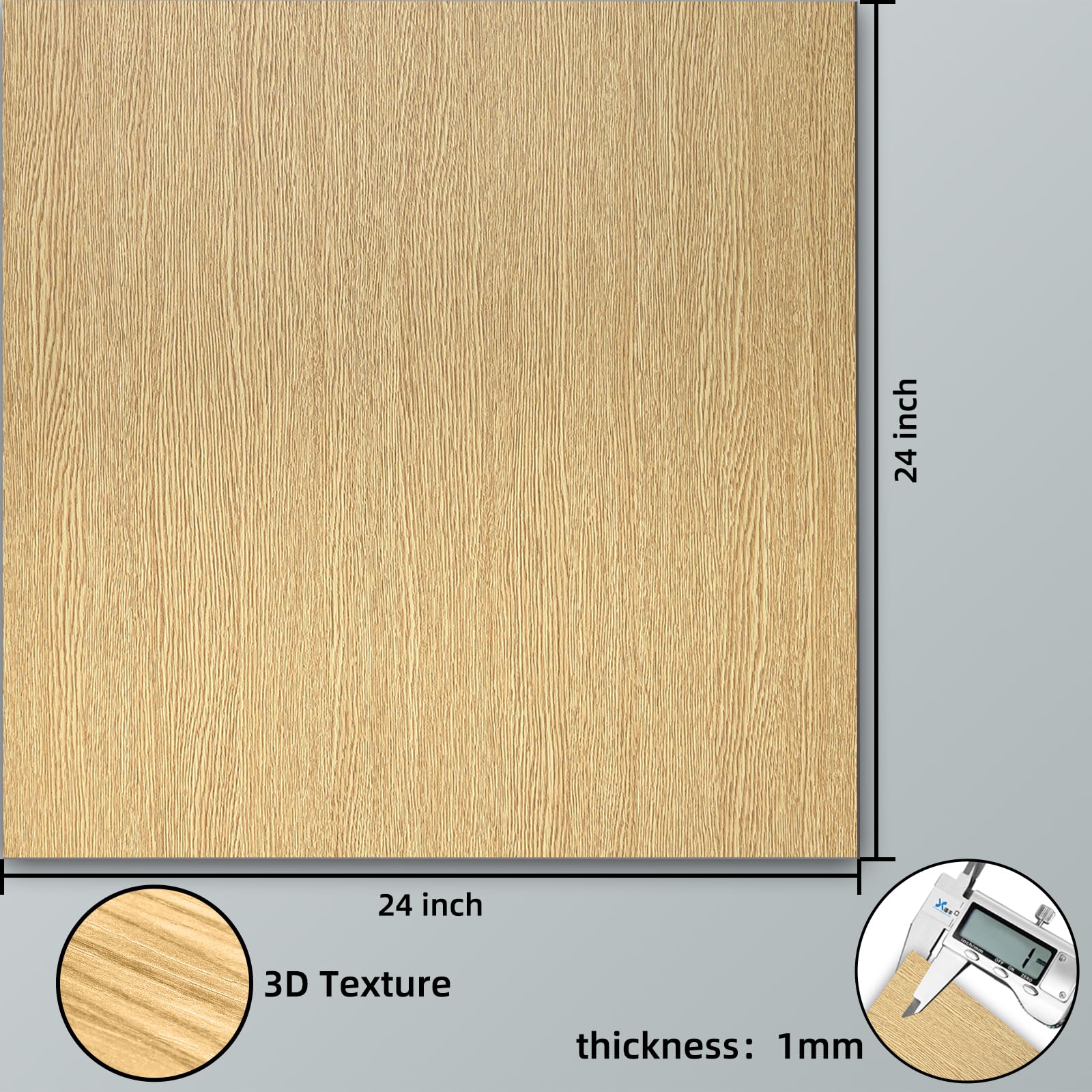 Snapklik.com : Oak Wood Veneer, Luxury Design Laminate 24 X 24 Non ...