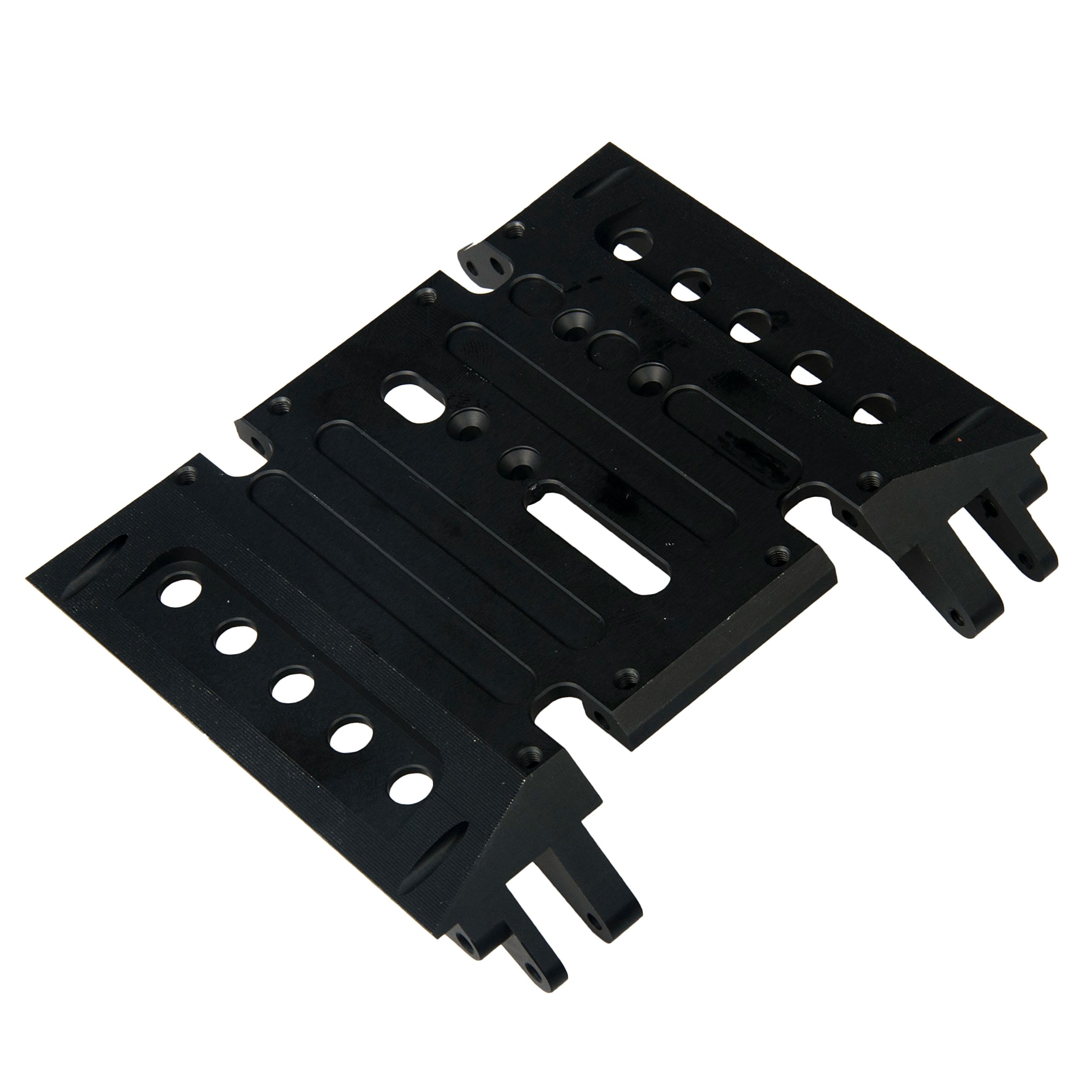 Snapklik.com : RCLions CNC Aluminum Center Gear Box Mount Skid Plate ...