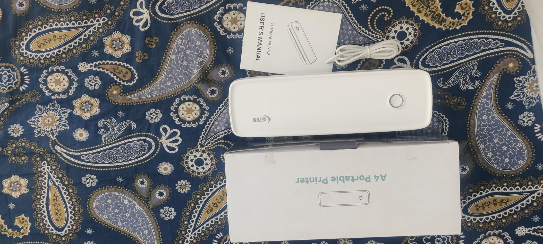 SEZNIK Portable Printer, Bluetooth, Inkless for Professionals,Tavel ...