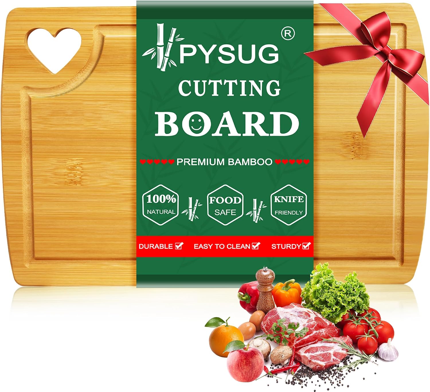Amazon.com: Small Cutting Board, Light weight Wooden Cutting Board with ...