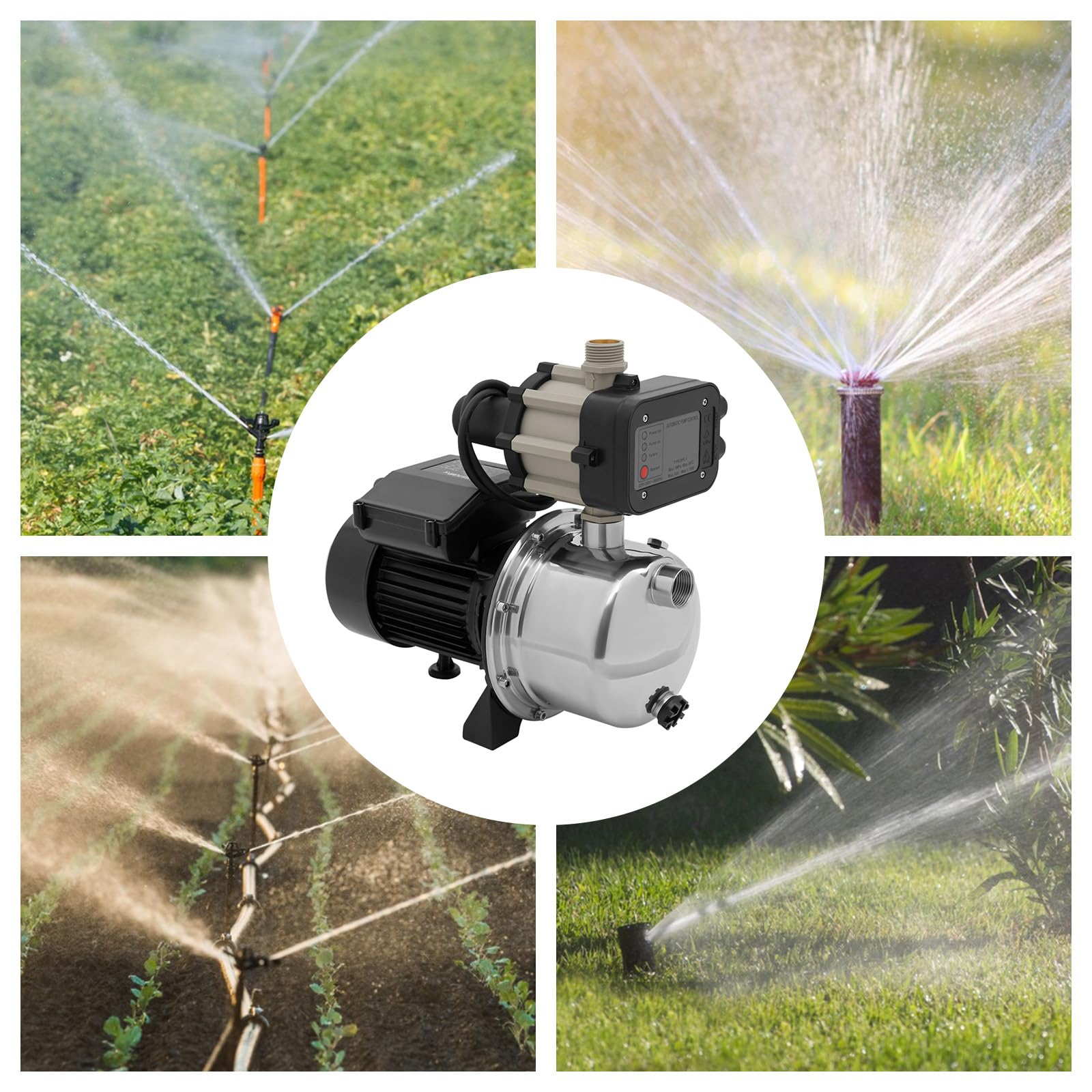 Lawn Pumps For Sprinkler Systems 1.5 HP 115V Shallow Well Pump