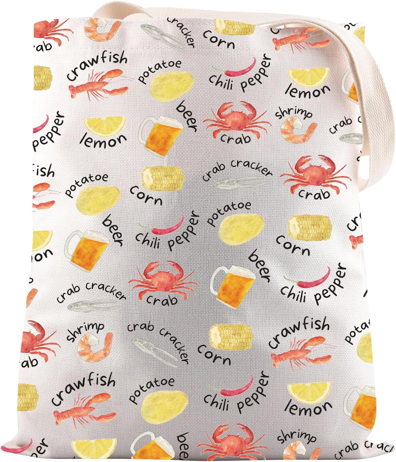 Amazon.com: JNIAP Crawfish Gift Crawfish Boil Festival Eating Tote Bag ...