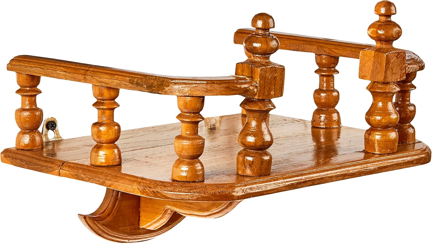 Amazon.com: GABUR ThaiArtCraft Buddha Shelf Statue Stand Wall Rack Teak ...