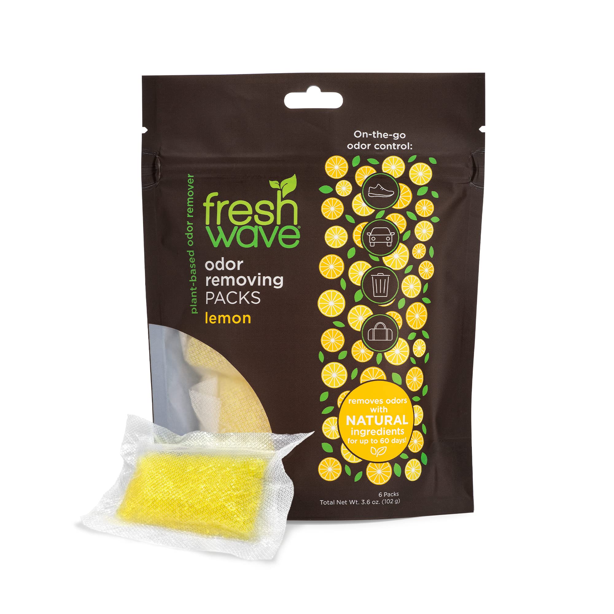 Snapklik.com : Lemon Odor Eliminating & Deodorizing Packs Bag Of 6 ...