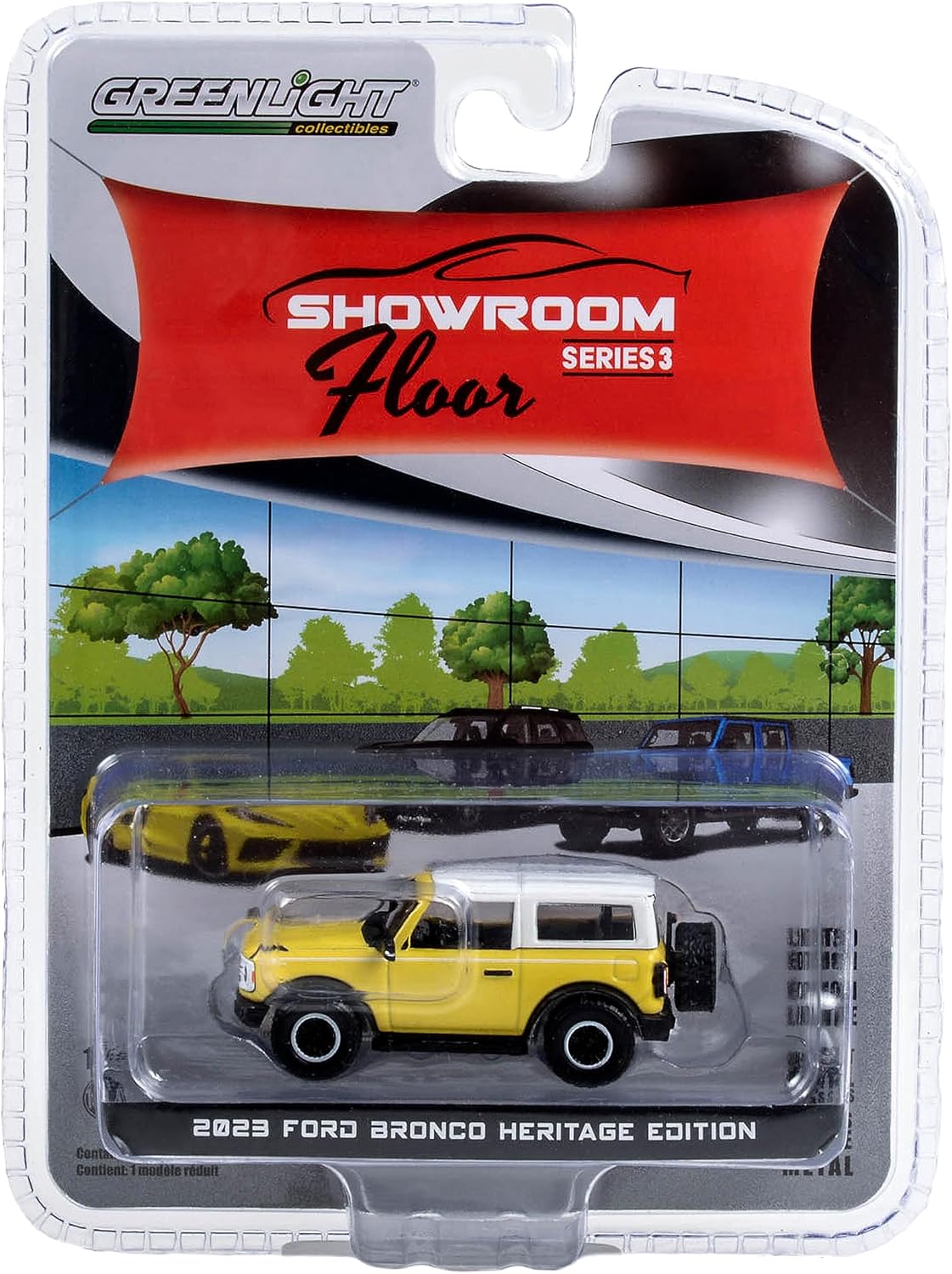 Amazon.com: Greenlight 1:64 Showroom Floor Series 3-2023 Bronco 2-Door ...