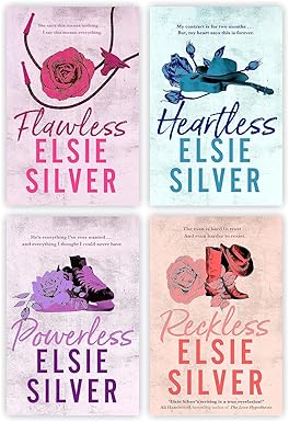 Chestnut Springs Series By Elsie Silver 4 Books Collection Set (Flawless, Heartless, Powerless ...