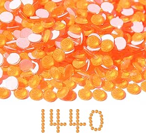 Amazon.com: Blinginbox Flatback Glass Rhinestones,Neon Gems 1440pcs Non ...