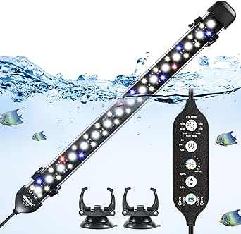 Amazon.com : driamor Submersible Aquarium Light,12 INCH Fish Tank Light ...