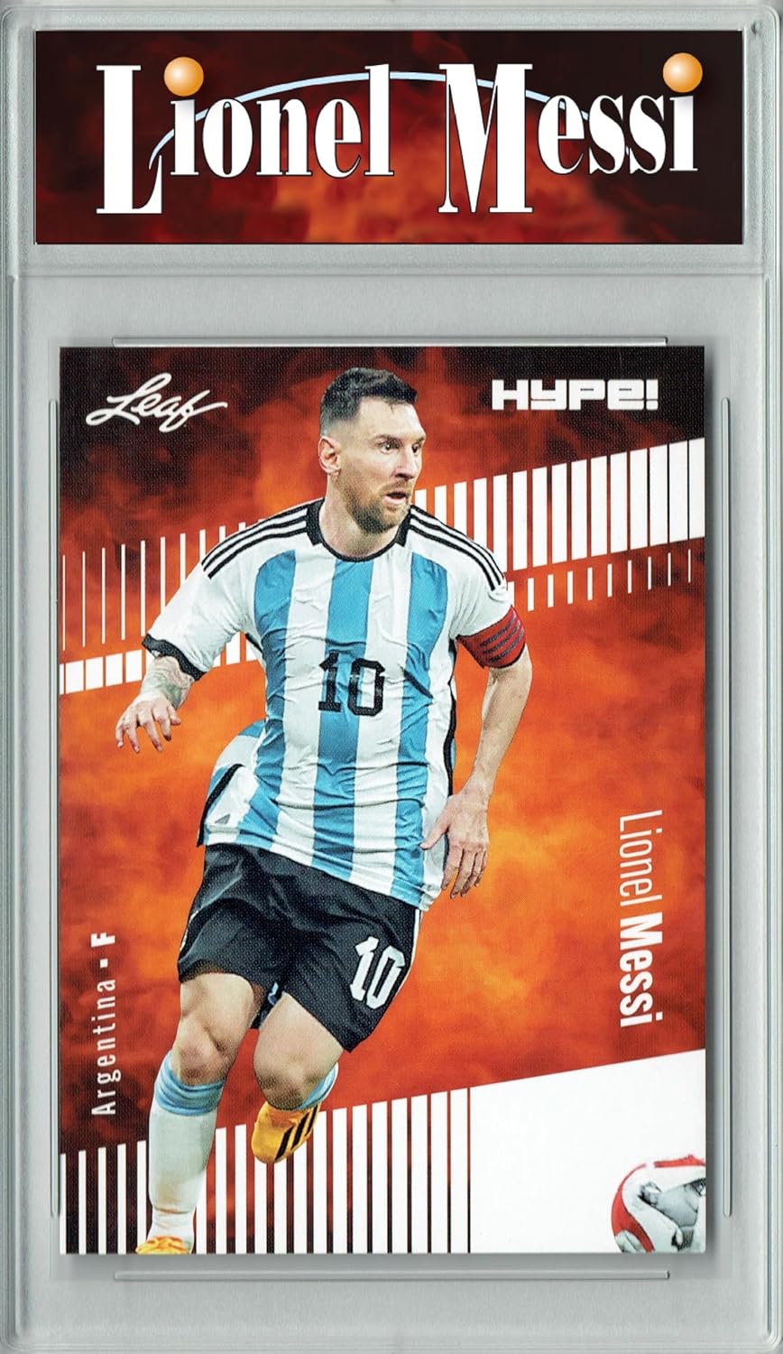 Amazon.com: Certified Mint+ Lionel Messi 2023 Leaf HYPE #130 Only 5000 ...