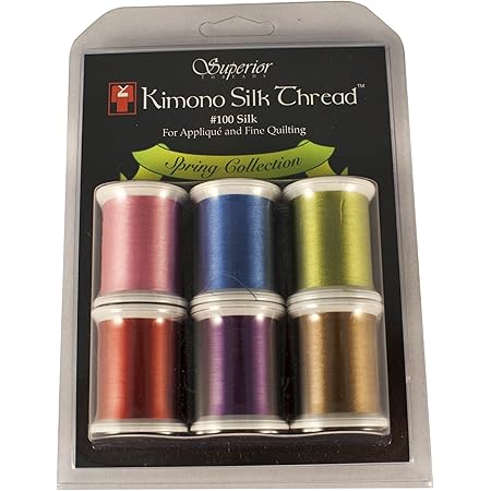 Amazon.com: Superior Threads Kimono Silk #100 Quilting Thread 220 Yards ...