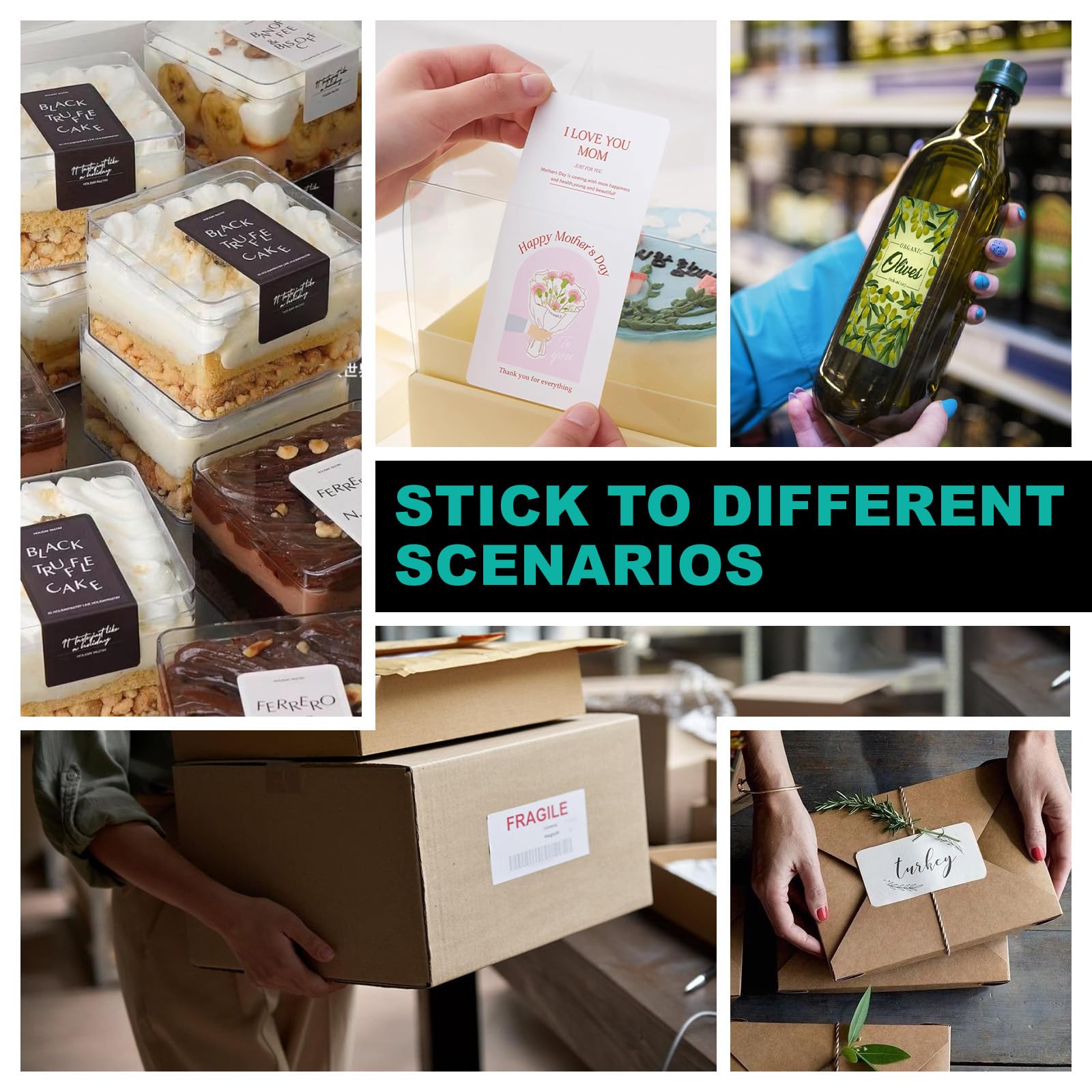 Snapklik.com : 2x4 Labels Sticker Paper - 5000 Address Labels