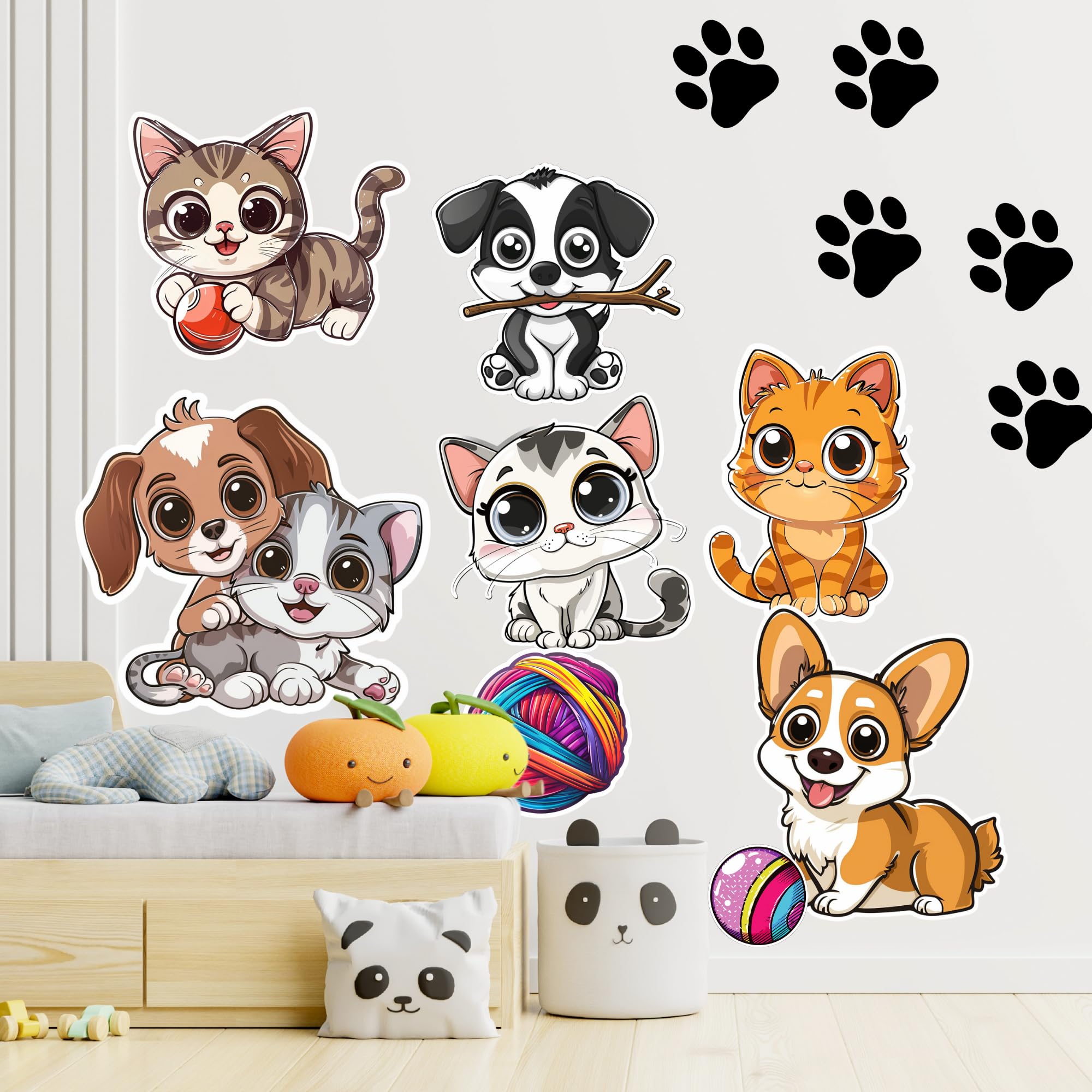 Amazon.com: Gotsafety Pet Stickers for Walls - High-Resolution Vinyl ...