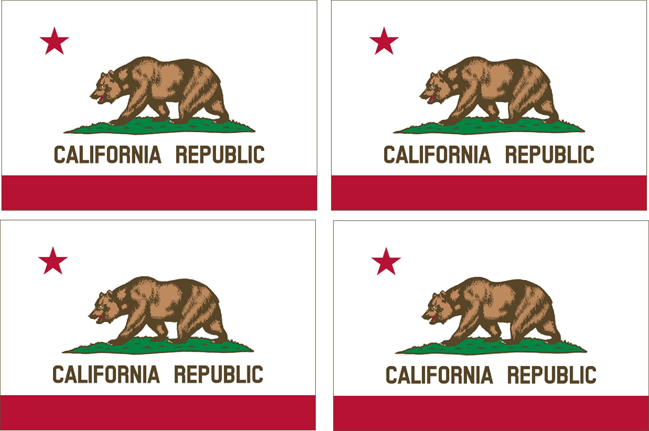 Amazon.com: Rogue River Tactical Pack of 4 California CA Republic State ...