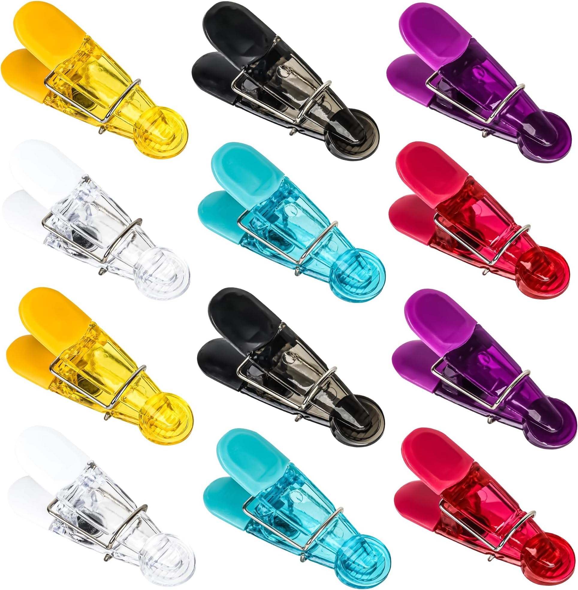 Amazon.com : Chip Bag Clips, 12Pcs Food Bag Clips, Magnetic Bag Clips ...