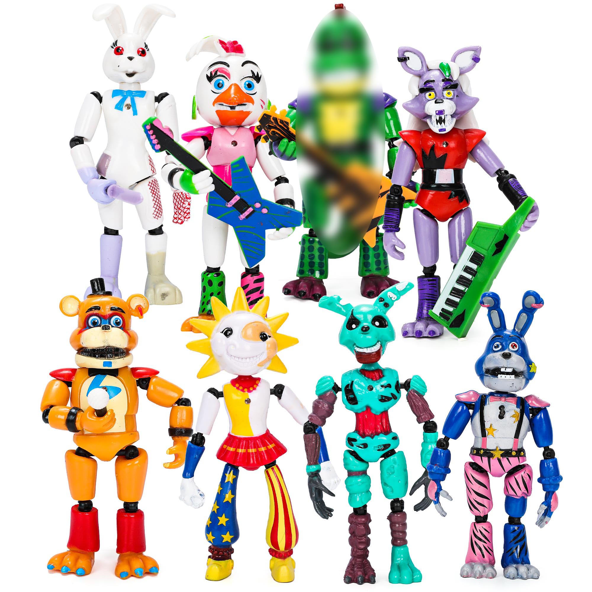 Amazon.com: Jcnvcmc Five Night Figure Toys for Kids - 8PCS 5 Night Game ...