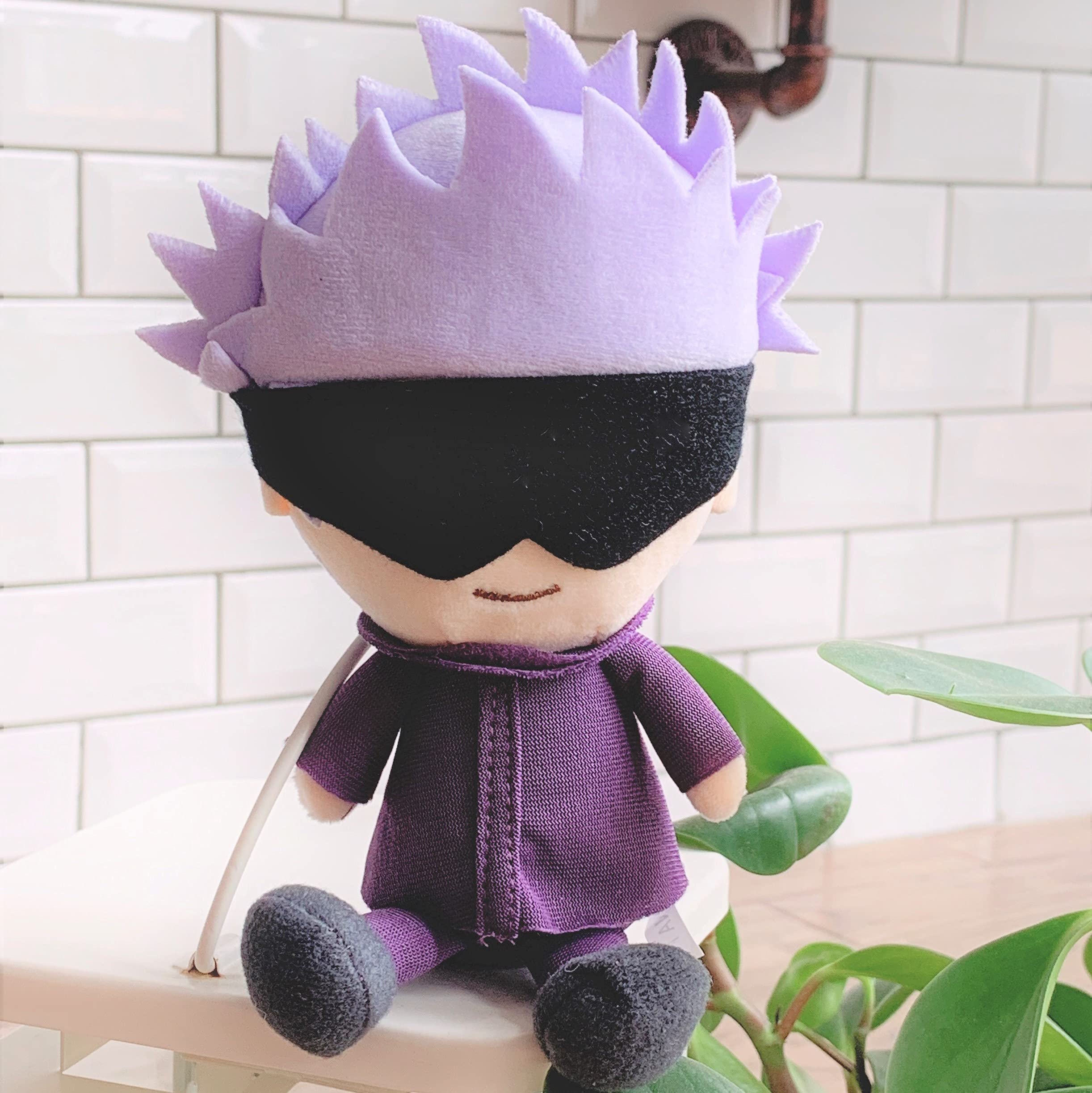 Buy Uoozii Jujutsu Kaisen Plush Gojo Satoru Plushie Inumaki Toge Figure ...