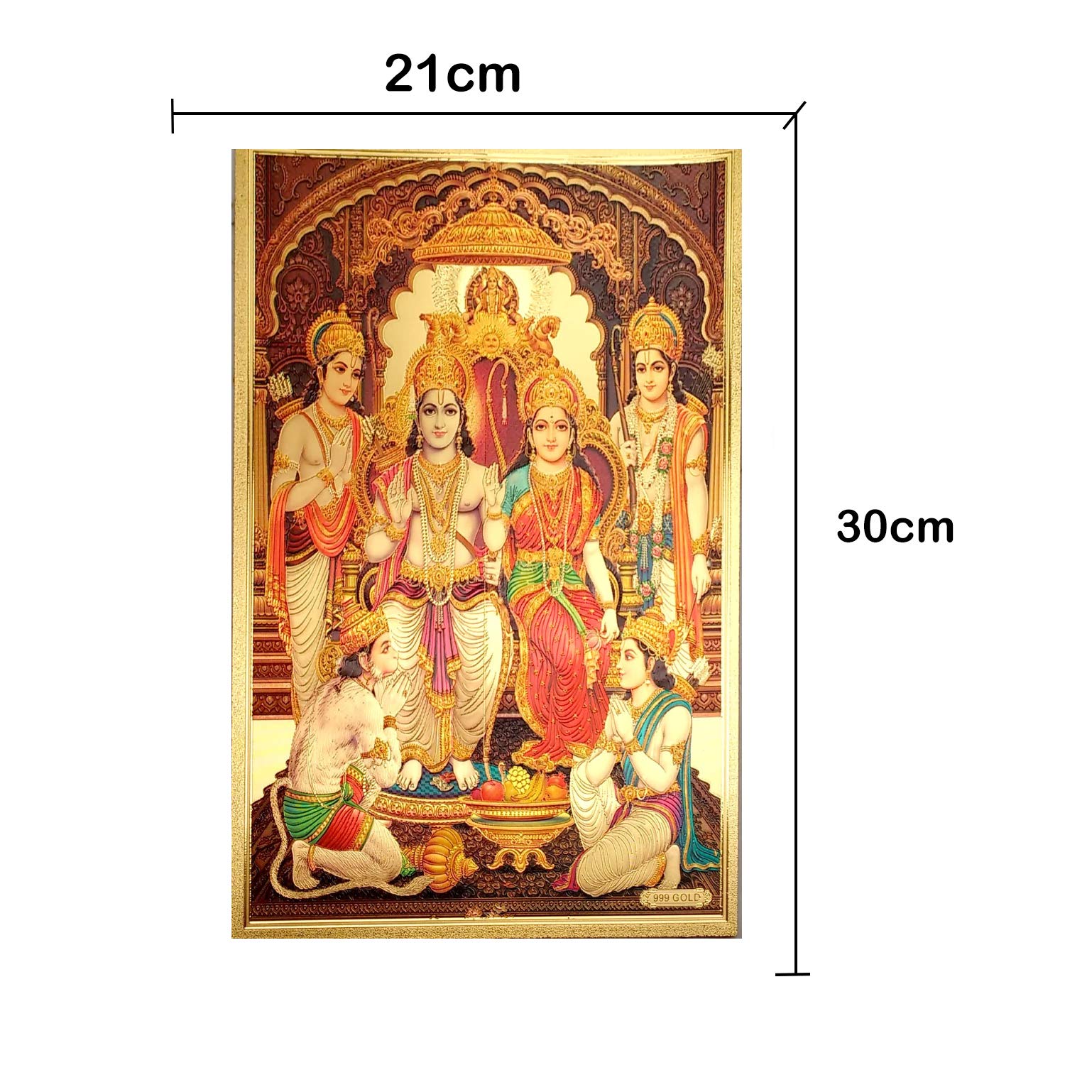 Buy ADA Handicraft Hindu God Photo Poster for Pooja & Wall Decoration ...