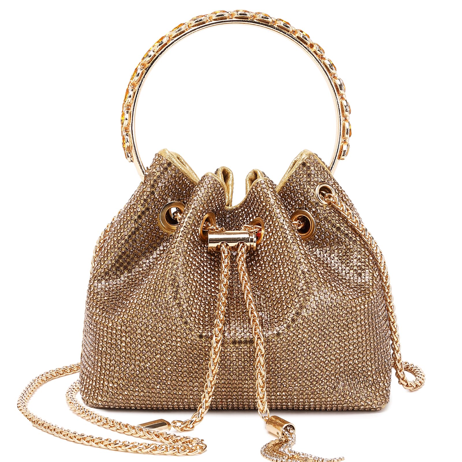 Rhinestone Purse for Women Bling Glitter Handbags Shoulder Bags Evening ...