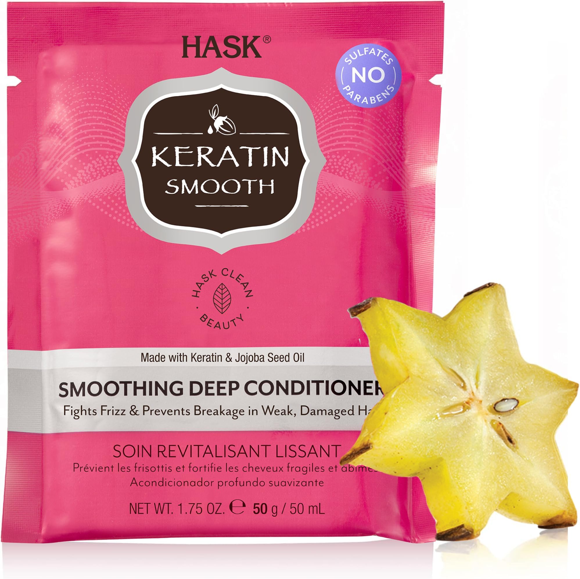 Amazon.com: Hask Keratin Protein Smoothing Deep Conditioning Treatment ...